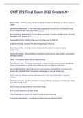 CNIT 272 Final Exam 2022 Graded A CNIT 272 Stuvia US