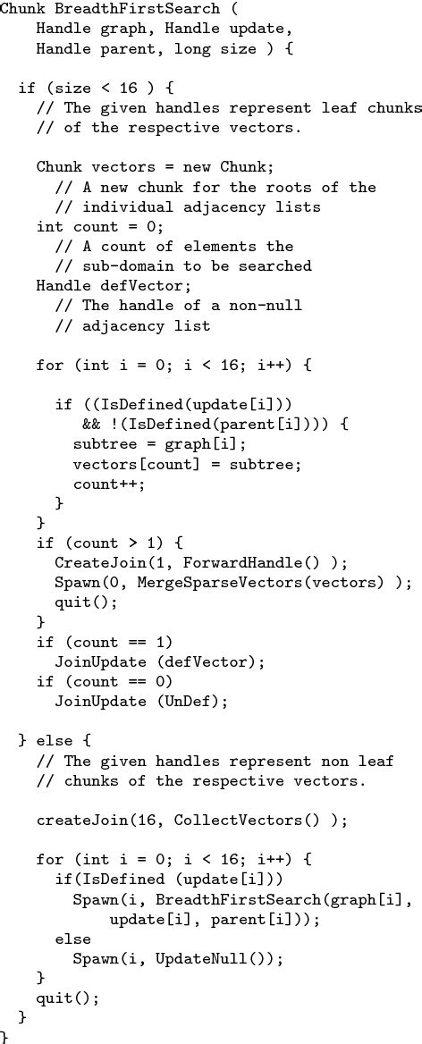 figure 2 from massively parallel breadth first search using a tree