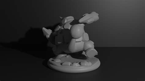 Fichier Stl Modèle Dimpression 3d Du Pokémon Rhyperior 🦸 ・modèle Pour
