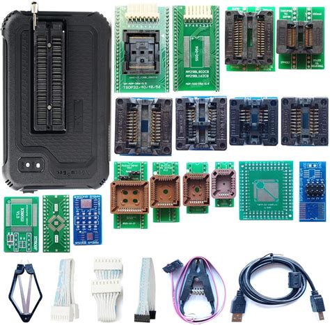 Xgecu T56 Eprom Programmer 17 Adapters Xgecu Tl866ii Plus T48 Top Version 56 Pin Drivers Isp Xgecu T56 Eprom Programmer 17 Adapters Xgecu Tl866ii Plus T48 Top Version 56 Pin Drivers Isp