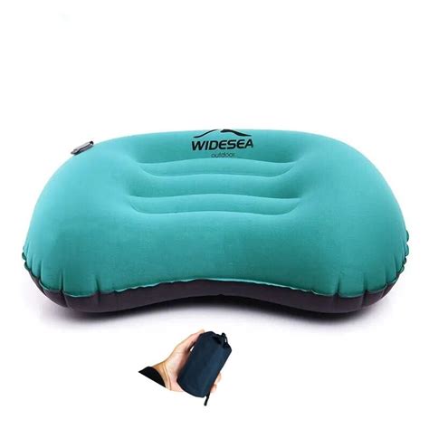Inflatable Camping Pillow Sleeping Gear Keygadgetry