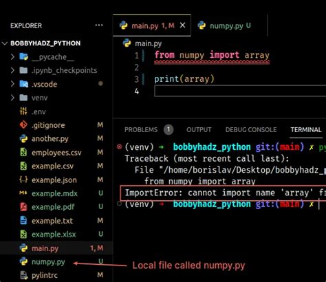 Importerror Cannot Import Name X In Python Solved Bobbyhadz