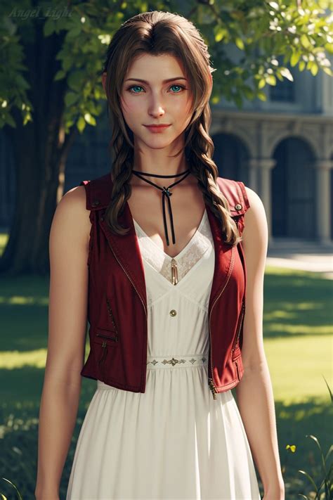 Aerith Gainsborough Angel Light Final Fantasy Final Fantasy Vii Style