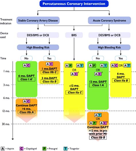 Recommendations On The Use And Duration Of Dual Antiplatelet Therapy