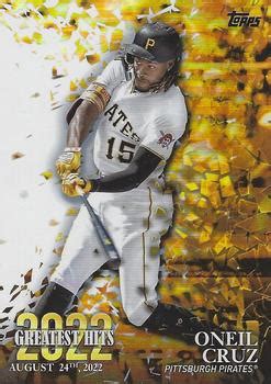 2023 Topps 2022 Greatest Hits 22GH 6 Oneil Cruz Trading Card Database