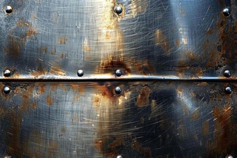 Rusty Metal Plate Deteriorated Sheet Premium Ai Generated Image