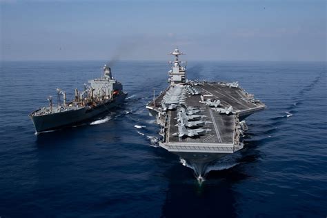Pentagon Extends Uss Gerald R Ford Deployment Will Move Us Marines