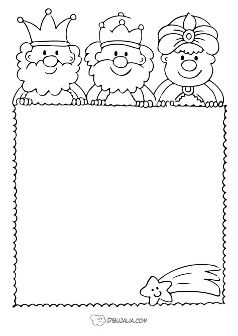 Cartas Reyes Magos 01 Dibujalia