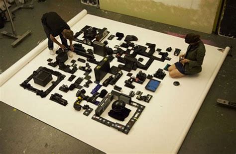 Photographer Promotes New Site With QR Code Made From Ordinary Objects