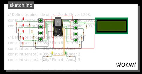Elevador Com Esp32 Copy Wokwi Esp32 Stm32 Arduino Simulator