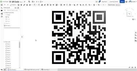 Help Me Extrude A Qr Code — Onshape