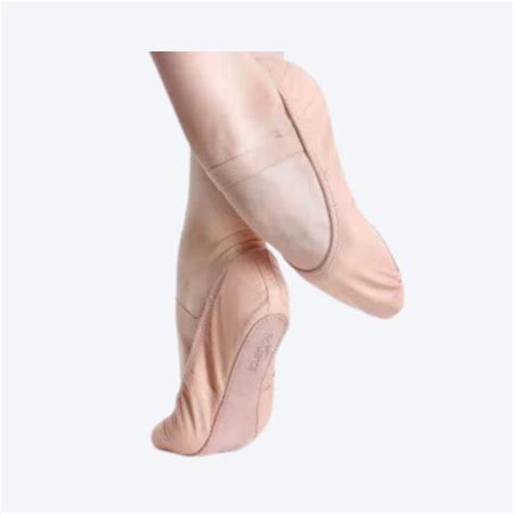 So Danca Full Sole Leather Ballet Shoe Pink Echappe