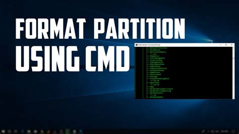 Tricknology How To Format Windows 10 Partition Using Cmd Click Here To Watch Youtu