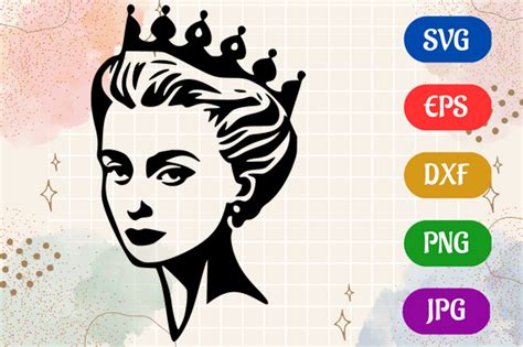 Queen Quality Dxf Icon Cricut Graphic By Creative Oasis · Creative