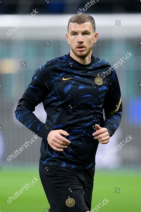 Edin Dzeko Fc Internazionale Looks On Editorial Stock Photo Stock