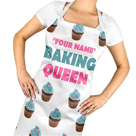 Personalised Apron Baking Queen Your Name Cooking T Give A