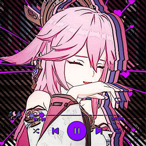 Yae Miko Icon Edit Gambar Karakter Komik Fantasi Gambar Anime