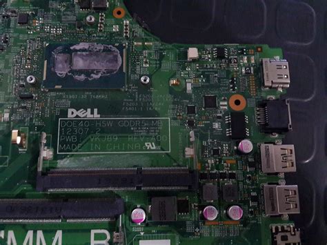 Dell Inspiron 14R 5437 Doe40 Hsw Gddr5 Mb 12307 2 Pwb Vkj89 Rev