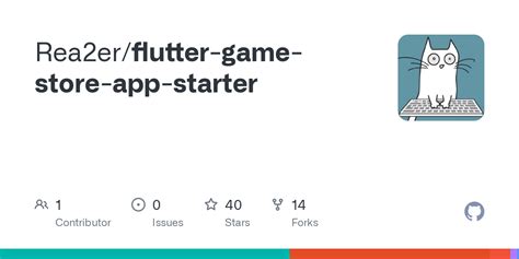 GitHub Rea2er Flutter Game Store App Starter