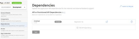 Viewing Application Details Developer Documentation