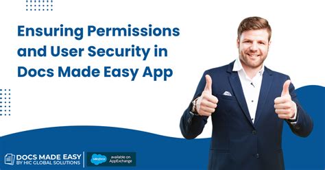 ensuring permissions and user security in docs made easy