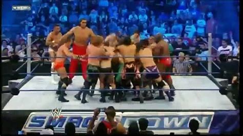 20 Man Over The Top Rope Battle Royal WWE Smackdown August 19th 2011