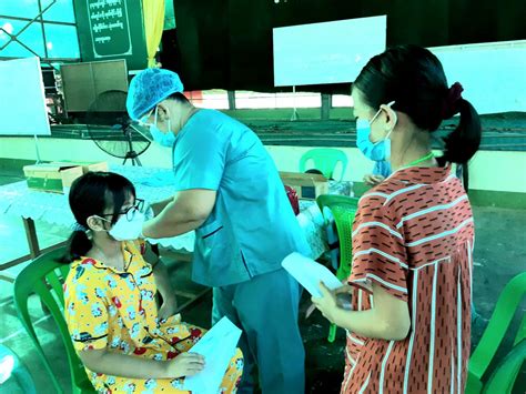 သန်လျင်မြို့နယ်တွင် အသက် ၁၂ နှစ်အထက်နှင့် အသက် ၁၈ နှစ်အောက်ရှိ ကျောင