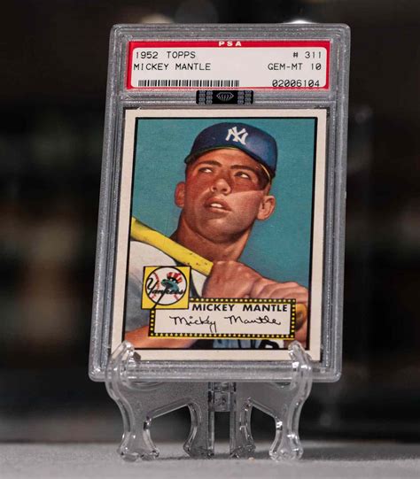Mickey Mantle 1952 Topps Card Shatters Auction Record