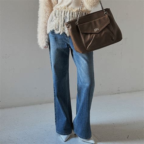 라걸 스트레이트워싱데님팬츠 Pt