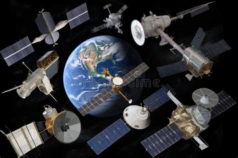 Diverse Array Of Satellite And Space Probe Technologies Each