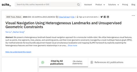 Visual Navigation Using Heterogeneous Landmarks And Unsupervised