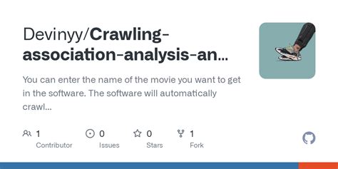 GitHub Devinyy Crawling Association Analysis And Visualization Of