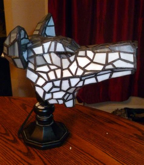 3 Dimensional Wolf Stained Glass Lamp By Mclanesmemories On Deviantart