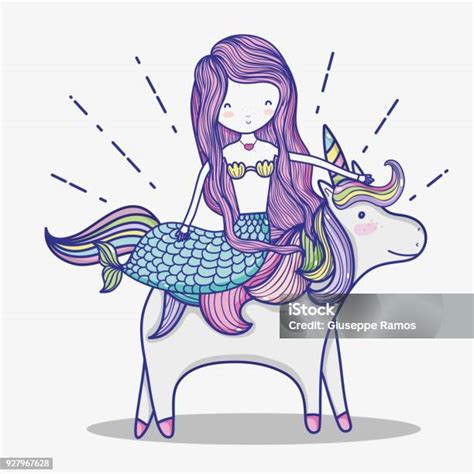 공주 유니콘 예술 만화 공주에 대한 스톡 벡터 아트 및 기타 이미지 공주 귀여운 꼬리 Istock