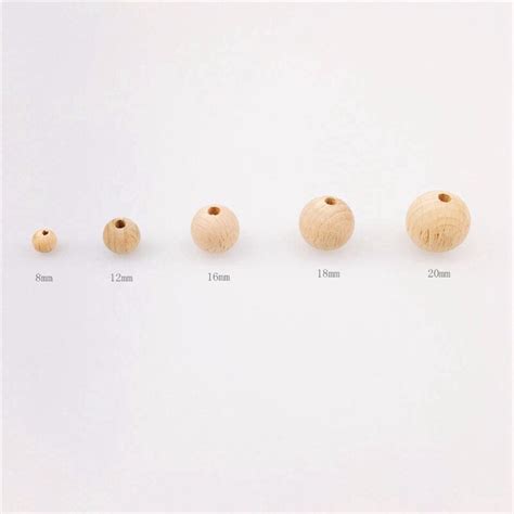 Beuken Houten Chewable Mm Ronde Kralen Ecofri Grandado