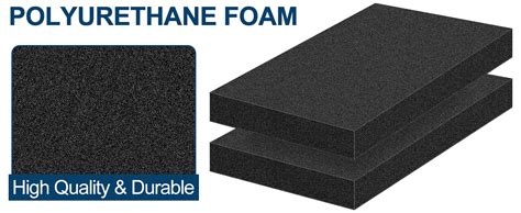2 Pcs Polyurethane Foam Sheets 16 L X 12 W X 2 T Packing Foam Inserts Cuttable
