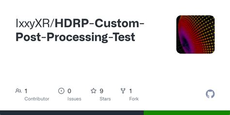 Github Ixxyxrhdrp Custom Post Processing Test