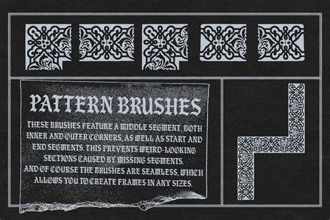 Illustrator Frames Brushes Behance