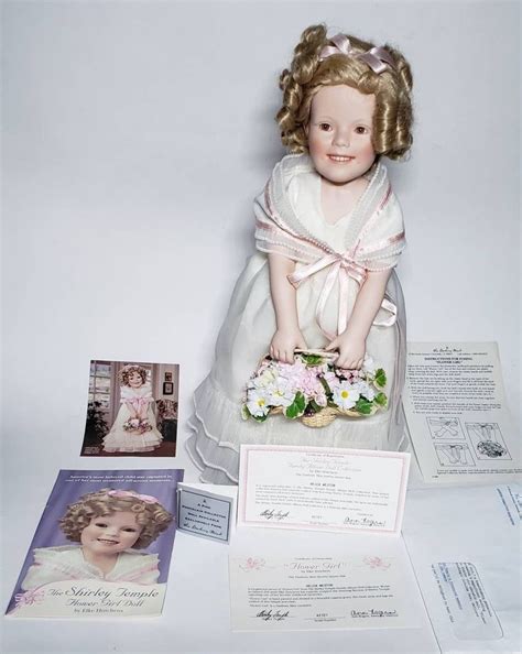 The Shirley Temple Flower Girl Doll By Elke Hutchens Fine Porcelain