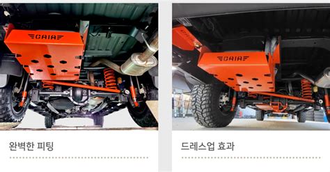 렉스턴스포츠칸 요소수커버 가이아캠퍼