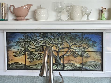 Tree Of Life Tile Natalie Blake Studios
