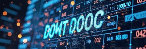 Futuristic Digital Interface With Data And Glowing Numbers Stock Image