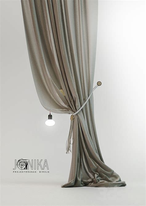 Curtains Jonika Curtain 3d Model