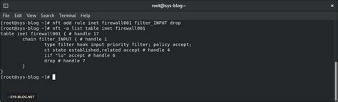 Iptables Nftables
