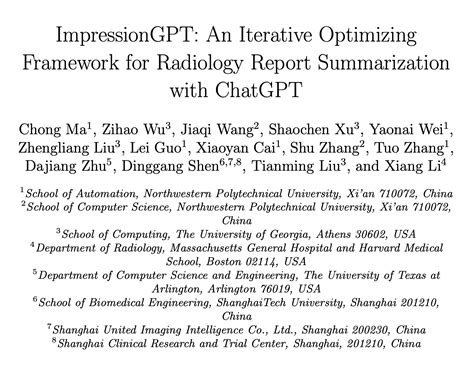 Impressiongpt： 利用chatgpt对放射科报告进行总结的迭代优化框架 智源社区