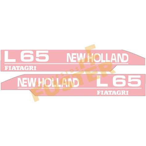 Decal Set Fiat L65 Repuestos Fuster