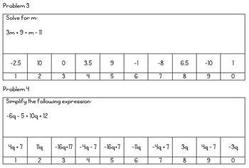 Solving Equations Escape Room Activity By Professor Aloha TpT
