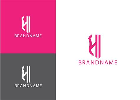 Premium Vector Modern Monogram Initial Letter Ni Logo Design Template
