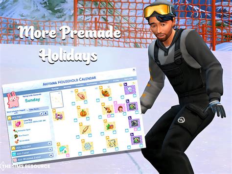 The Sims 4 More Premade Holidays By MSQSIMS The Sims Book
