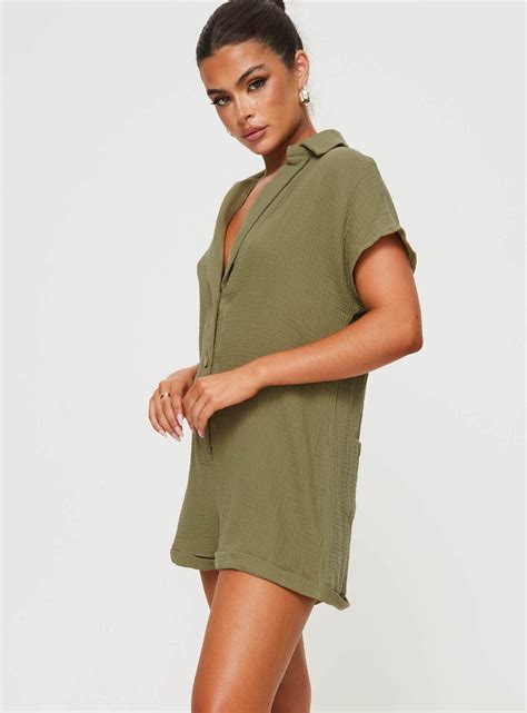 Vixen Playsuit Sage Princess Polly Au
